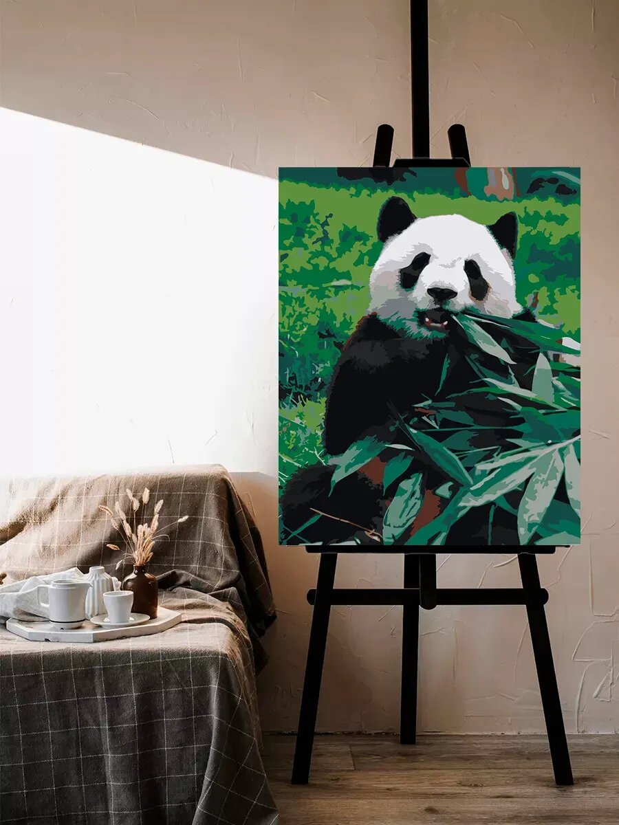 Картина по номерам Панда