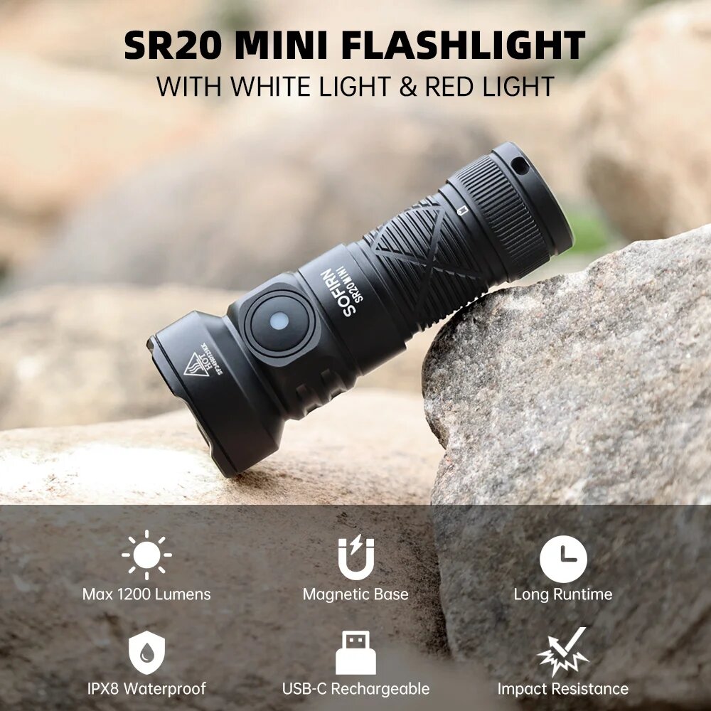 Фонарик Sofirn SR20 MINI 1200лм