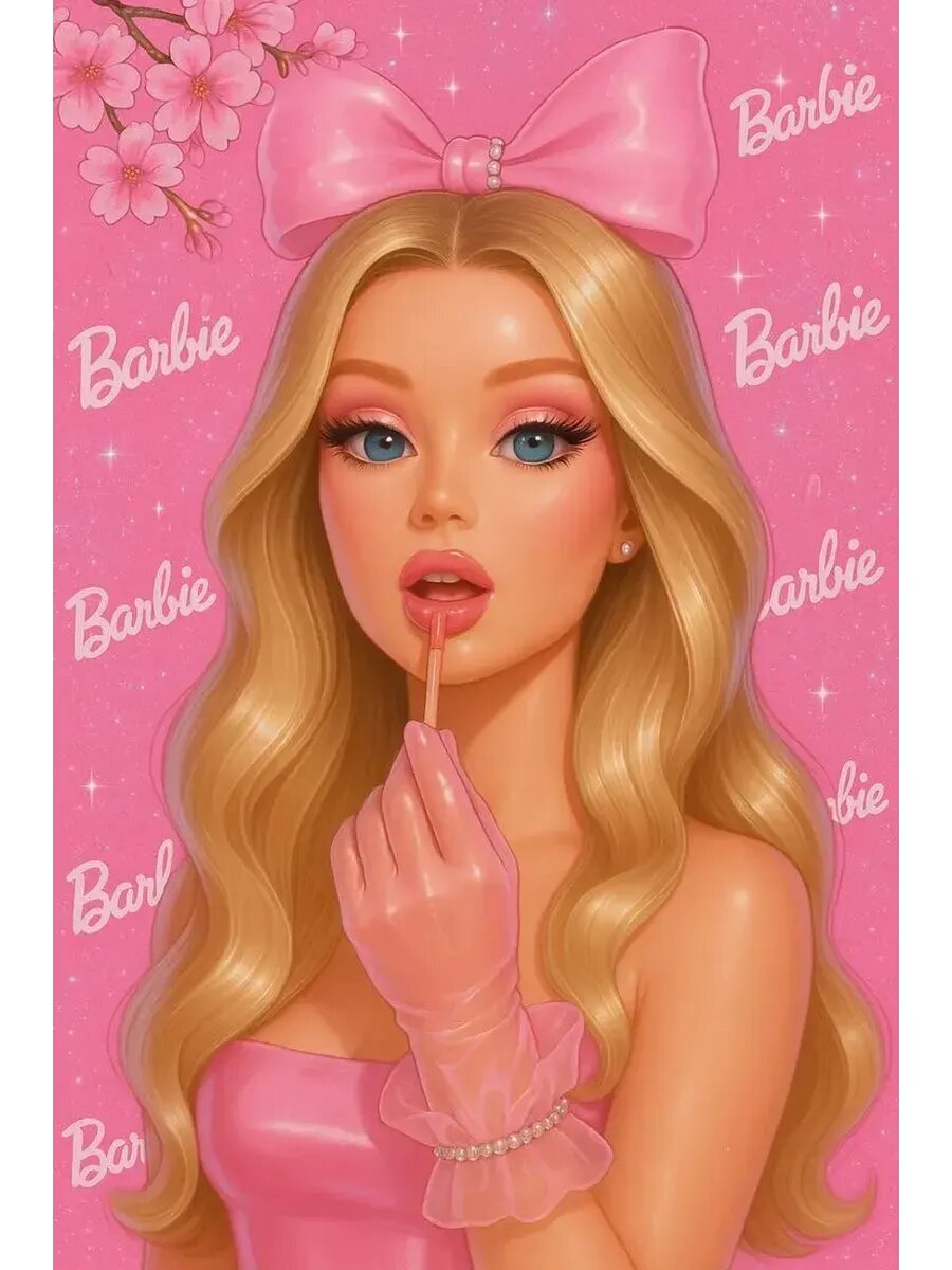 Картина по номерам барби
