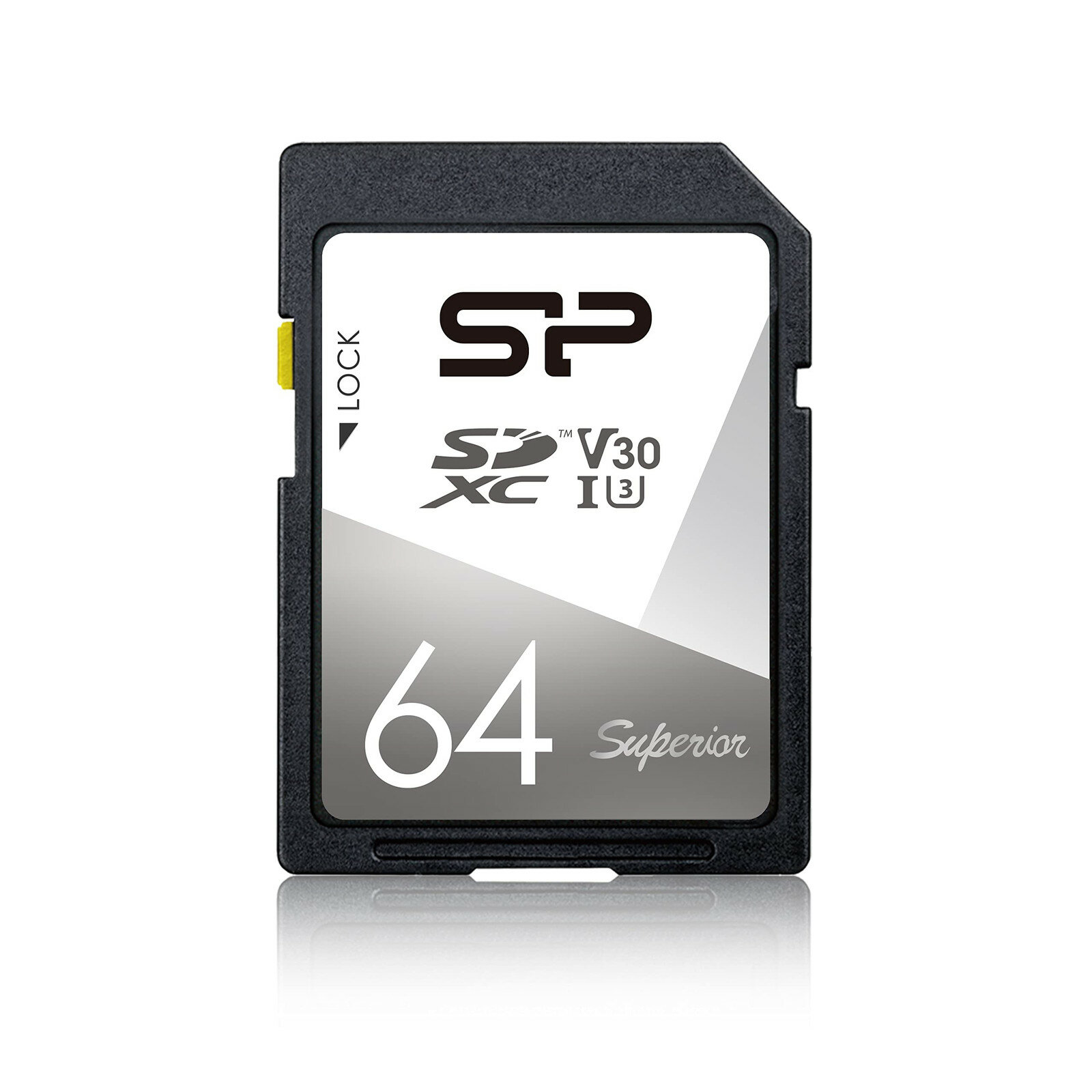 Флеш карта SD 64GB Silicon Power Superior SDXC Class 10 UHS-I U3 V30 100/80 Mb/s [SP064GBSDXCV3V10]