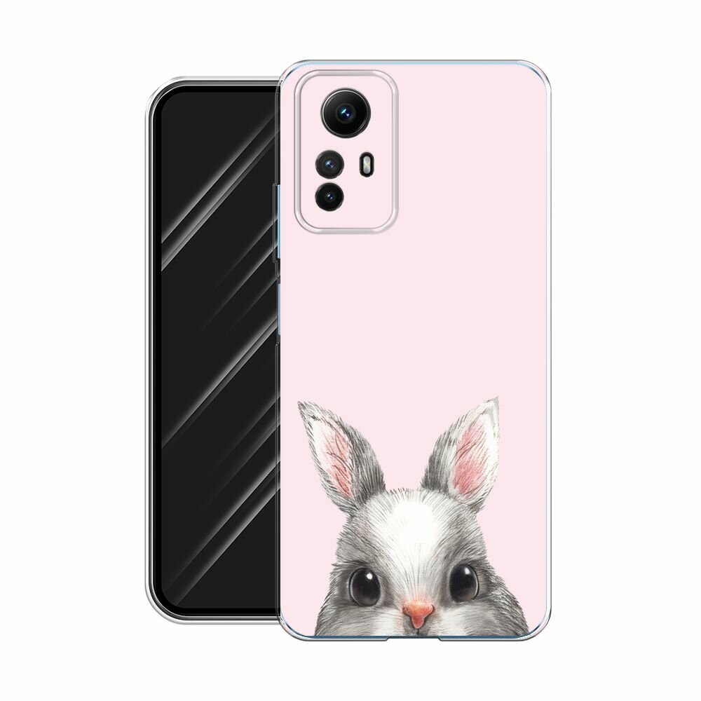 Чехол на Xiaomi Redmi Note 12S / Сяоми Редми Ноут 12S с принтом "Карандашный кролик 1 - 8 марта" — фото 1