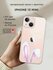 Чехол на Apple iPhone 13 mini / Айфон 13 мини с принтом "Кроличьи уши 2", прозра...