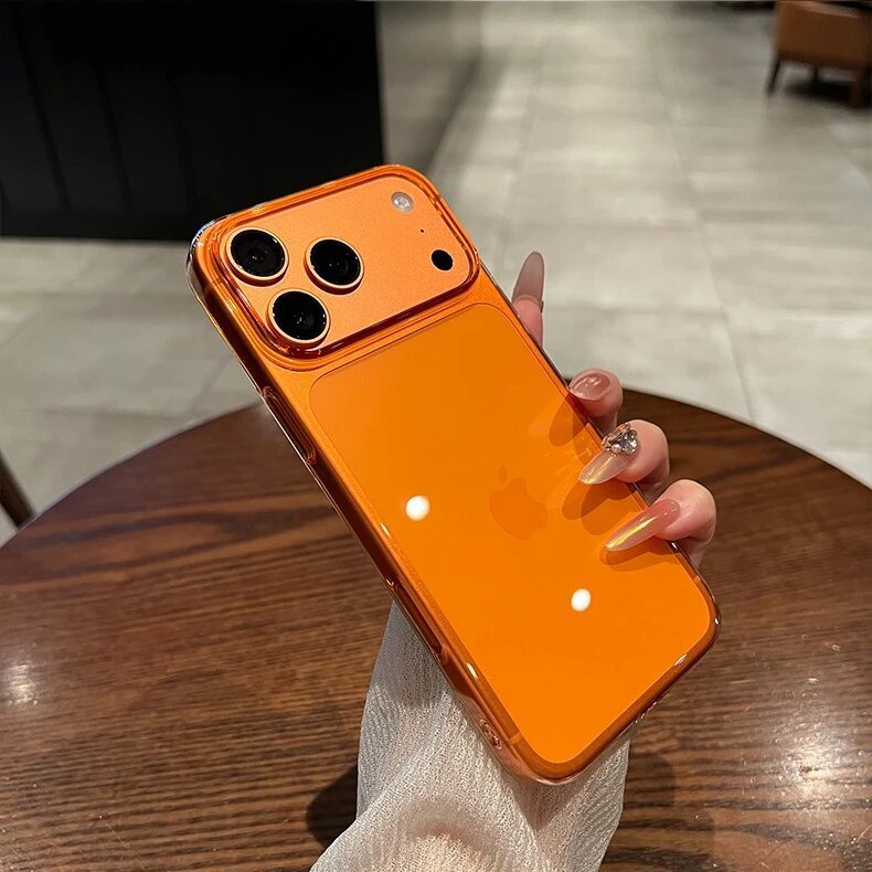 Оранжевый чехол Clear Orange для iPhone 17 Pro Max