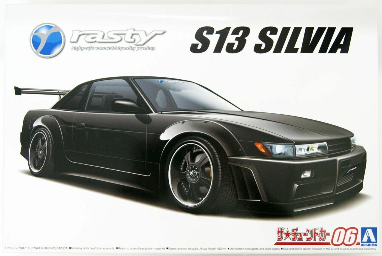 Сборная модель RASTY PS13 Silvia '91 1/24