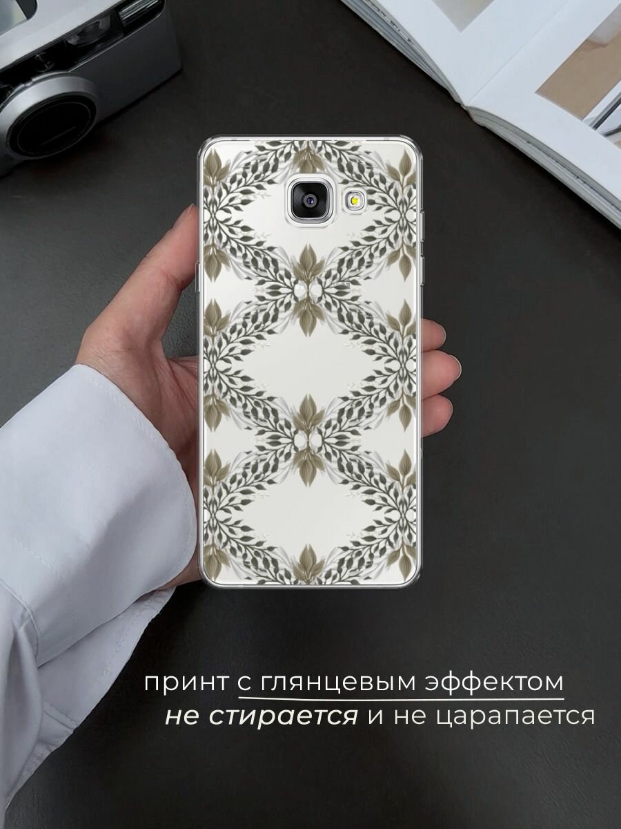 Чехол на Samsung Galaxy A5 2016 / Самсунг Галакси А5 2016 с принтом "Калейдоскоп цветов" — фото 1