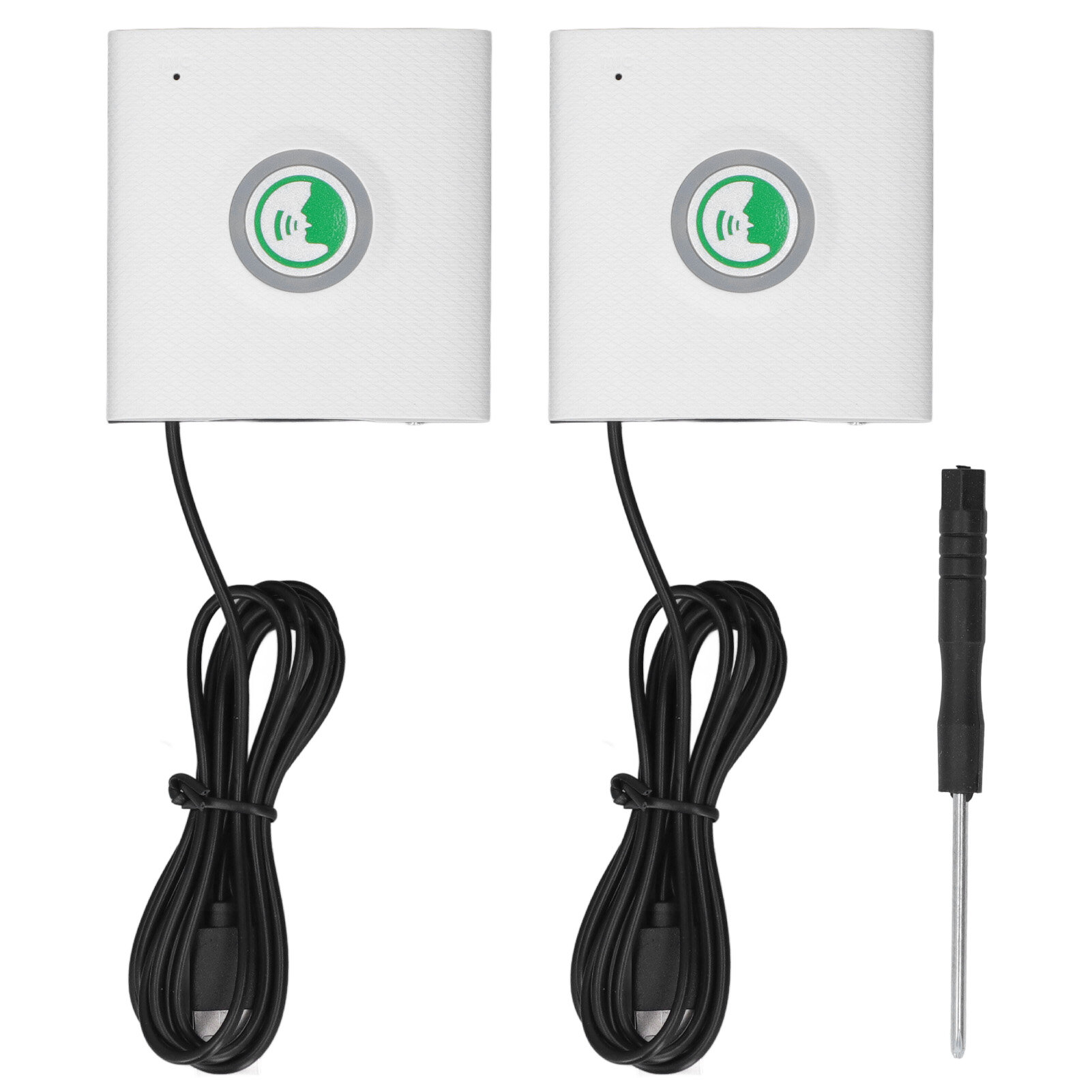 Домофон 2-полосный беспроводной белый