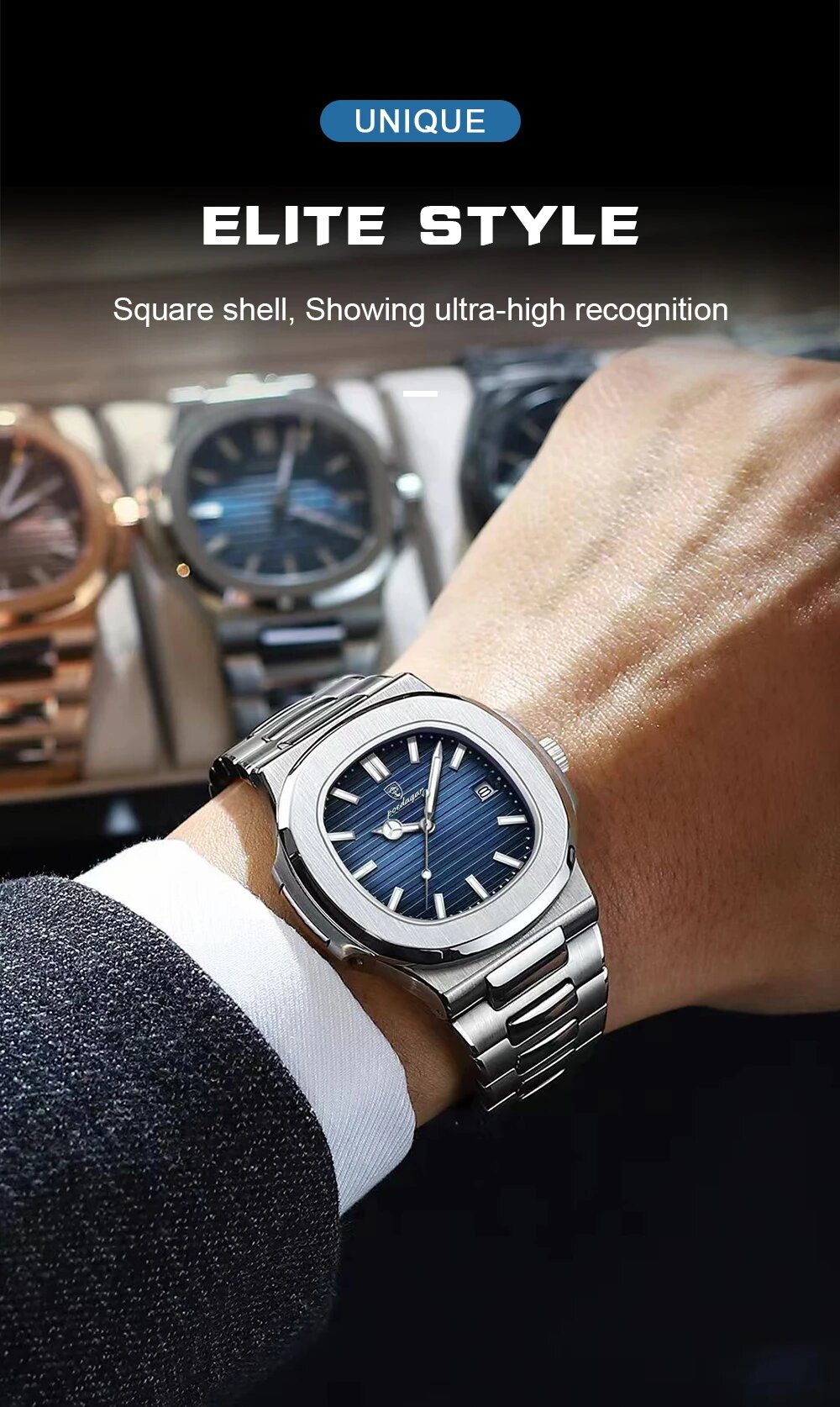 Наручные часы, silver/white — фото 1