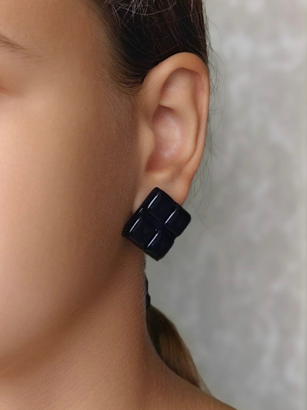 Серьги, стекло