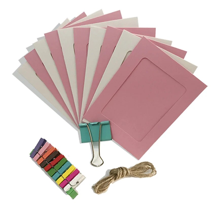 Бумажные фоторамки VCC Розовый, 6 Inch, photo frame-10