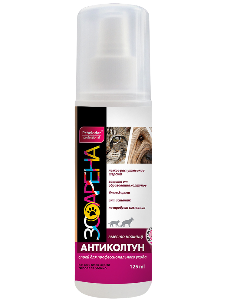 Пчелодар АнтиКолтун спрей для распутывания шерсти, 125 мл