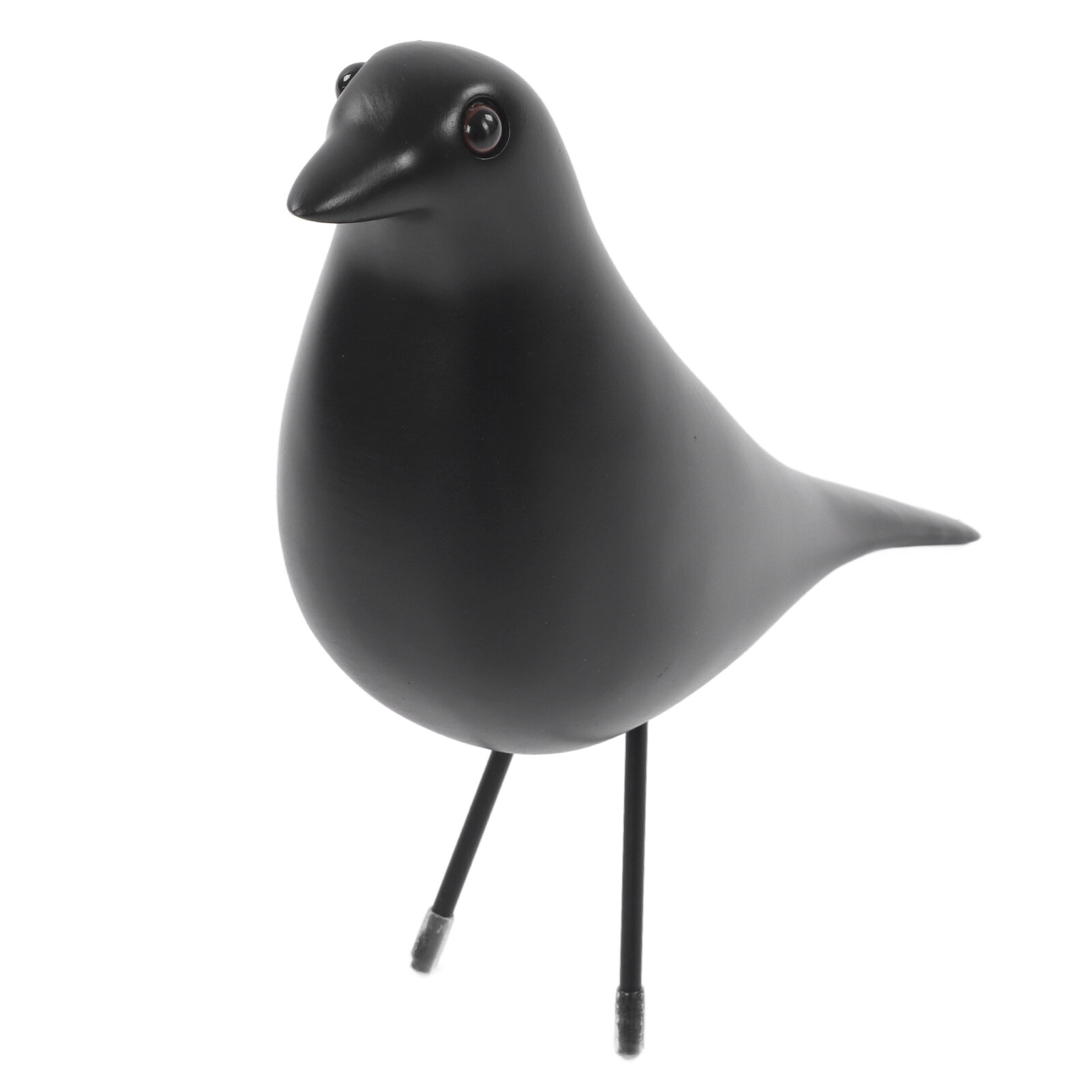 Скульптура "Голубь мира", статуэтка птицы, украшение для рабочего стола, поделки, фигурки животных, украшение для дома, черный 302