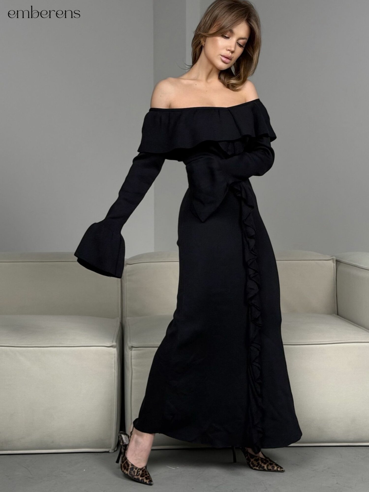 Платье Осень-зима 2025