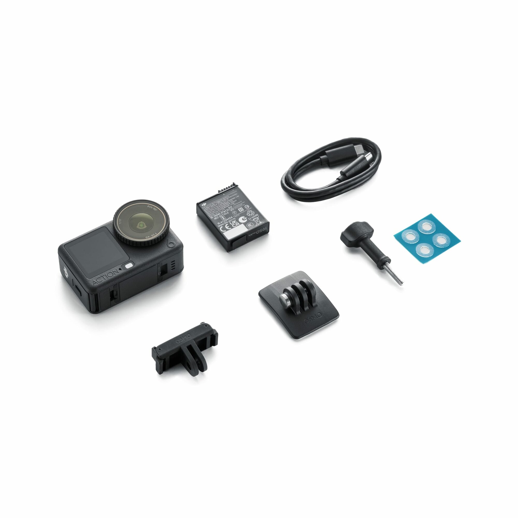 Экшн-камера DJI Osmo Action 6 Standard Combo, 1/1,1" CMOS, 4K UHD, 50ГБ