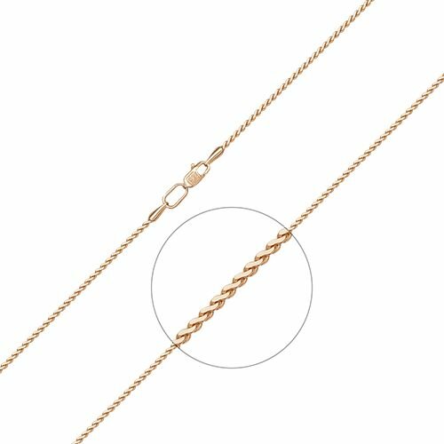 Цепь красное золото, 585 проба