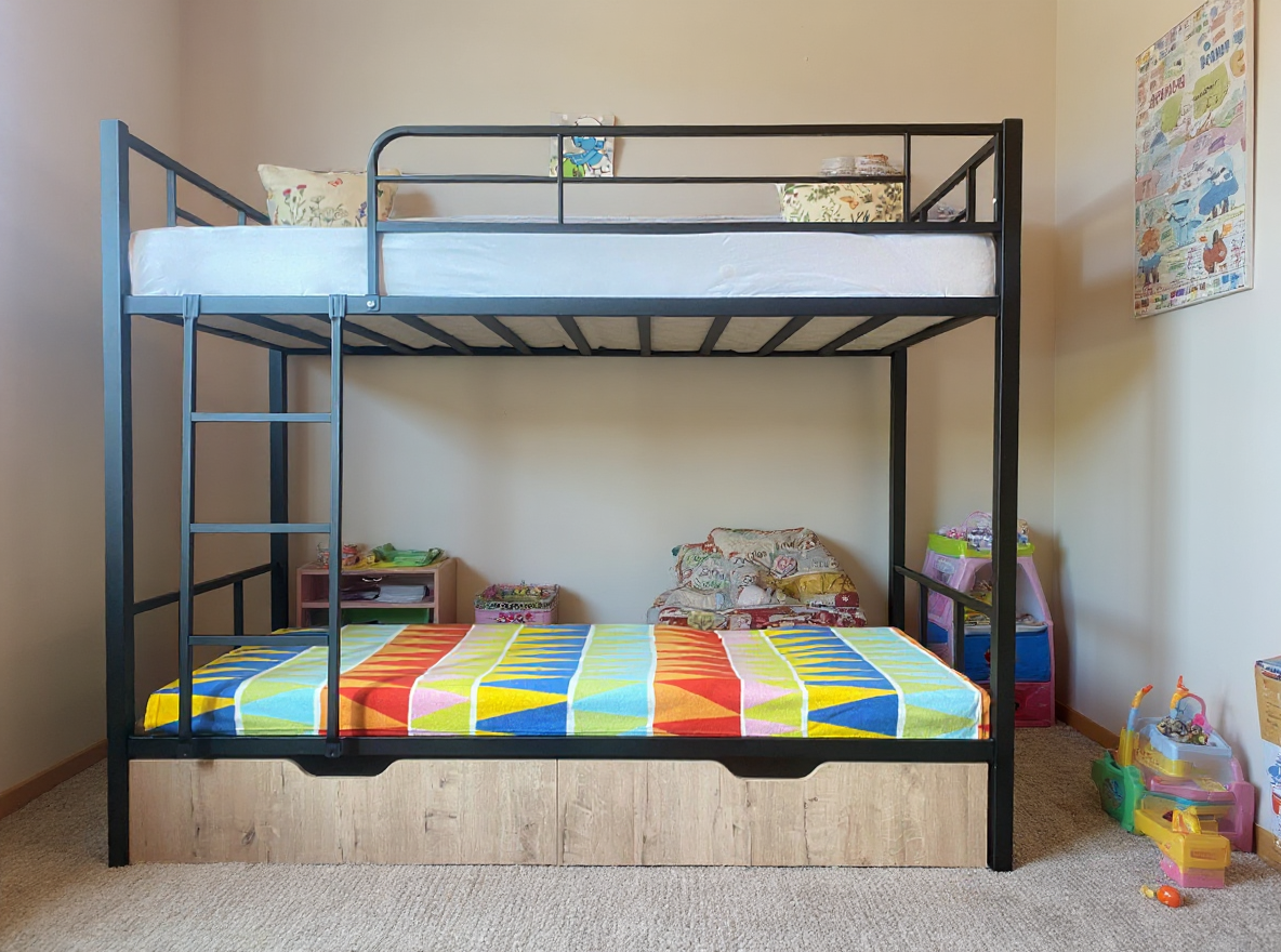 Двухъярусная кровать "Севилья-2", с ящиком, для детей и взрослых