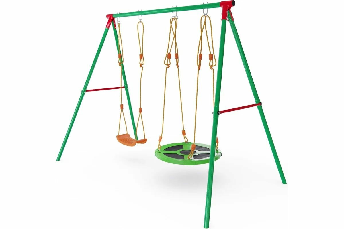 Детский комплекс DFC качели: верёвочные и гнездо SRN-01
