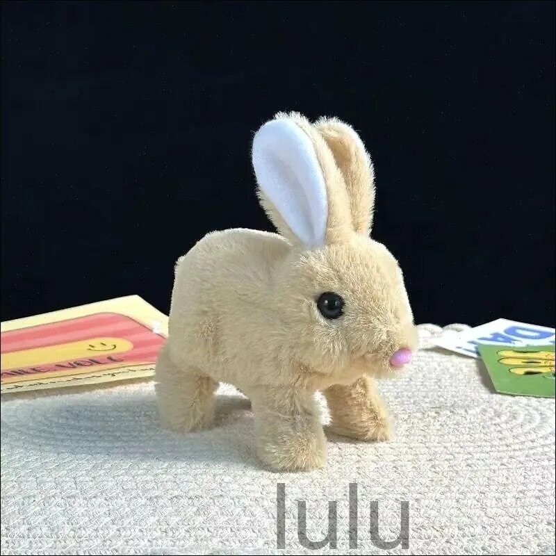 Интерактивная игрушка Зайчик, прыгающий кролик, в подарочной упаковке, детская мягкая игрушка на день рождения, подарки на праздник