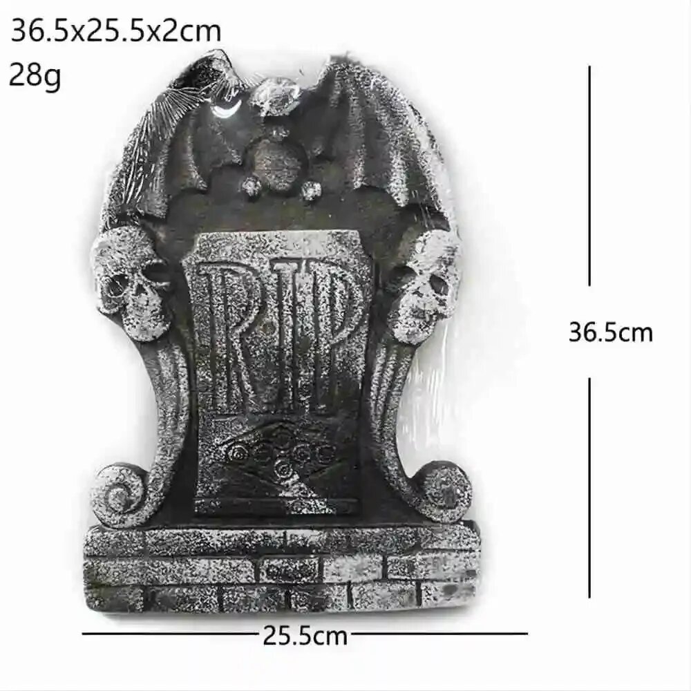 Хэллоуин из пенопласта RIP Yard Надгробия Хэллоуин Украшение двора, Пенопластовый надгробие Хэллоуин украшения для наружных украшений в помещении