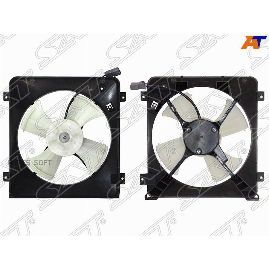 Диффузор радиатора кондиционера В сборе HONDA CIVICDOMANI 92-01HR-V 98-02 от официального дистрибьютора, SAT, артикул STHD072030