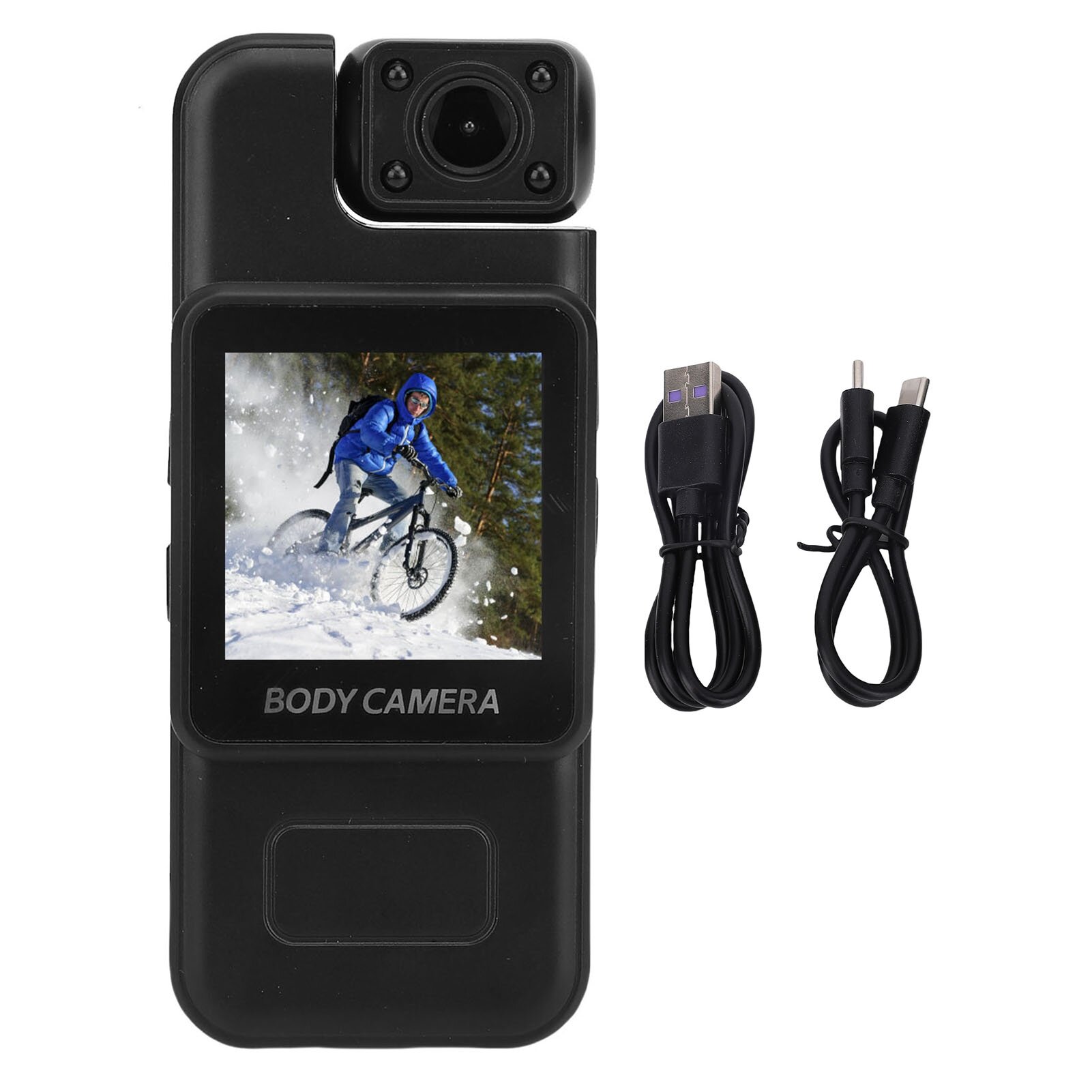 Тело, изношенное камера 4K Интеллектуальная анти встряхивая водопроводящая вода, носимая носимая кулачка, портативный видеоректограмм для активного отдыха на открытом воздухе