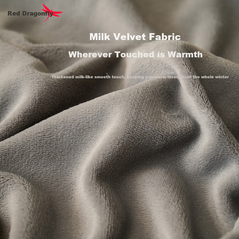RED DRAGONFLY Milk Velvet Bedding Set Cover Full Wrap Mattress Protector Thickened Warm Autumn and Winter 180*200cm Deep Gray
