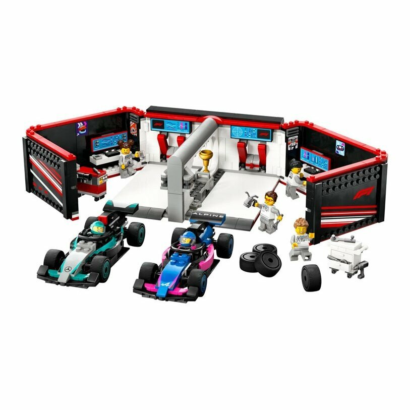 LEGO F1 Garage And Mercedes Building Blocks 678pcs 60444 null