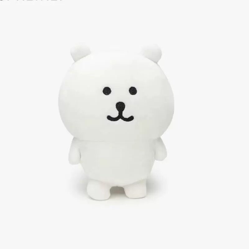 Новая плюшевая игрушка 2025 года: милый самокритический медведь, 20 см, белый медведь, гигантский бургер, очень мягкая