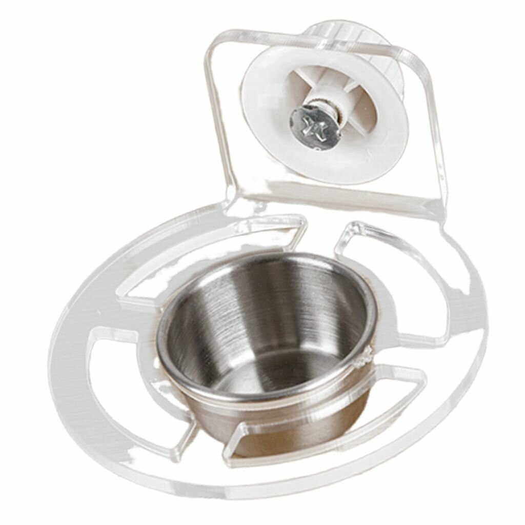 Кормушка для попугаев-Маленькая круглая миска корма