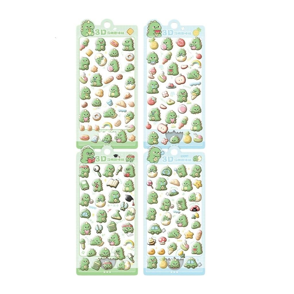 Наклейка из ПВХ с мультяшным животным для детского мотивационного журнала Craft Journal Planner