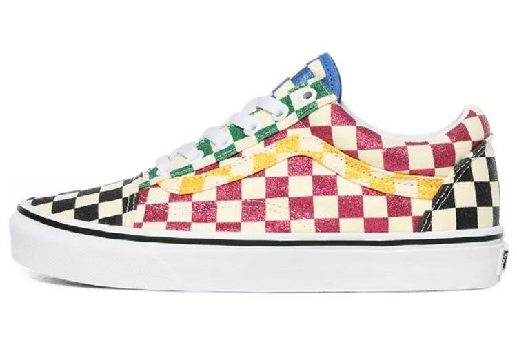 Кроссовки Old Skool Glitter Check
