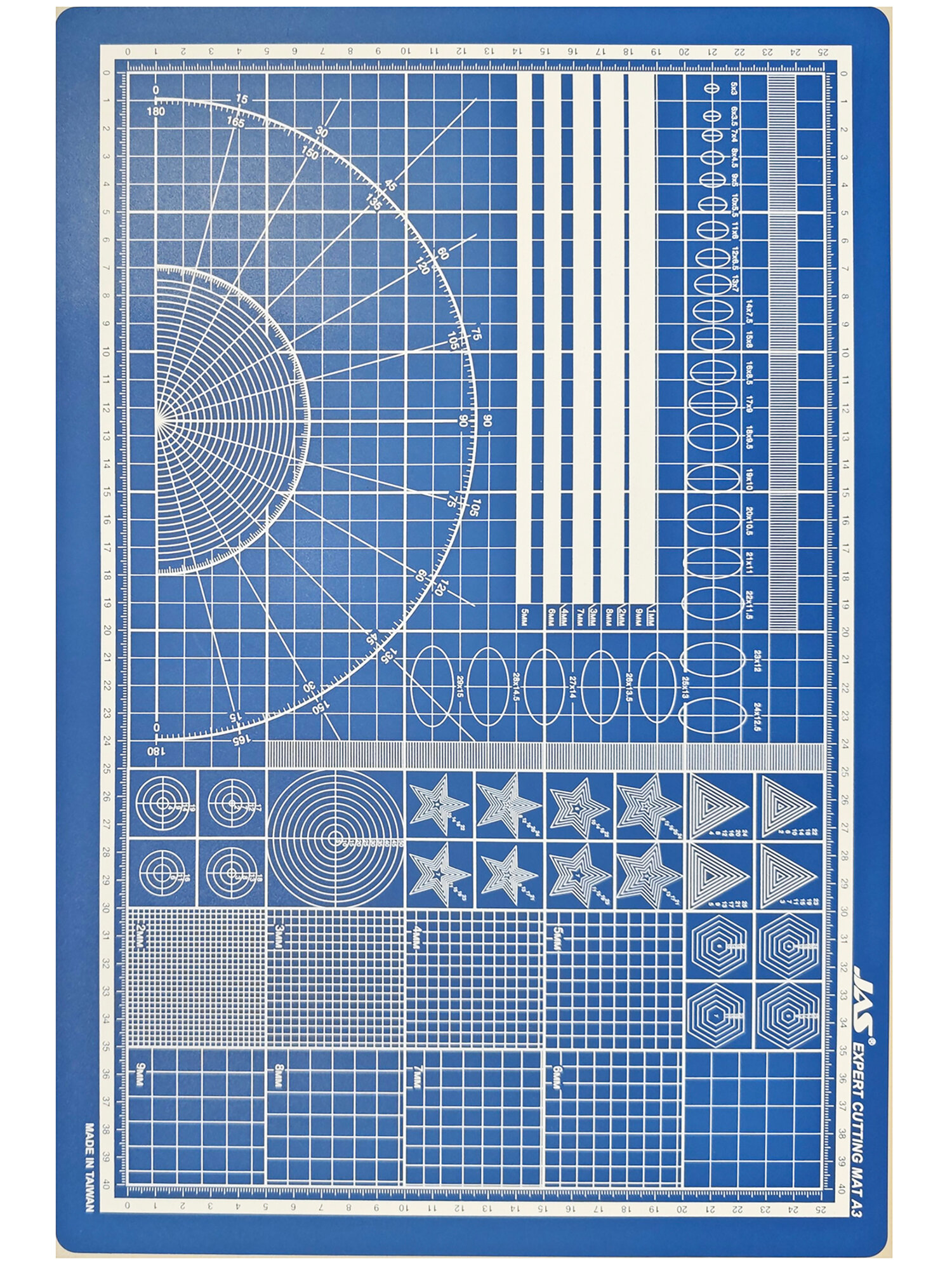 Коврик для резки А3, 300х450 мм, самовосстанавливающийся 5-ти слойный, JAS
