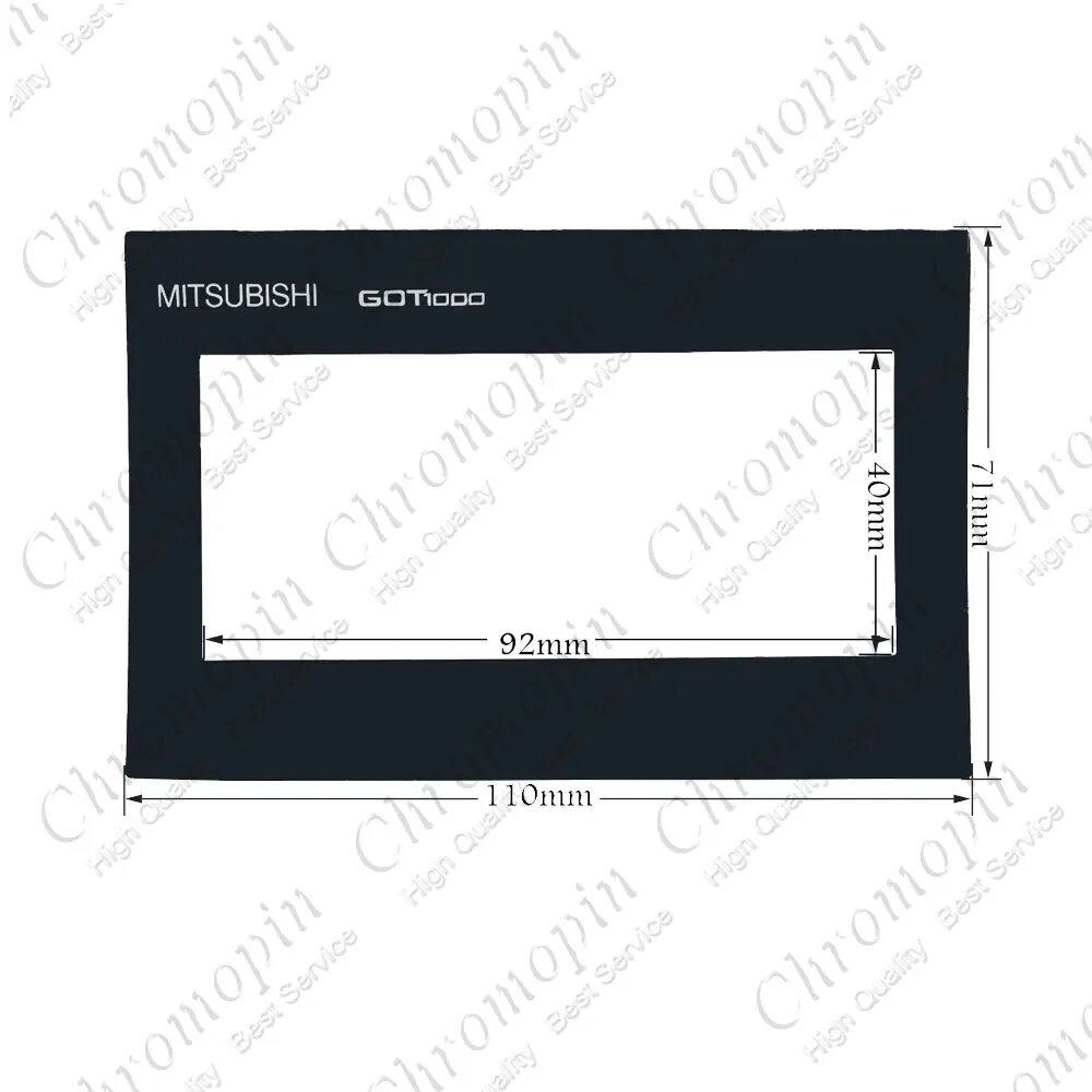 Сенсорная панель Chromopin для Mitsubishi GT1020-LBD GT1020-LBL-C Overlay