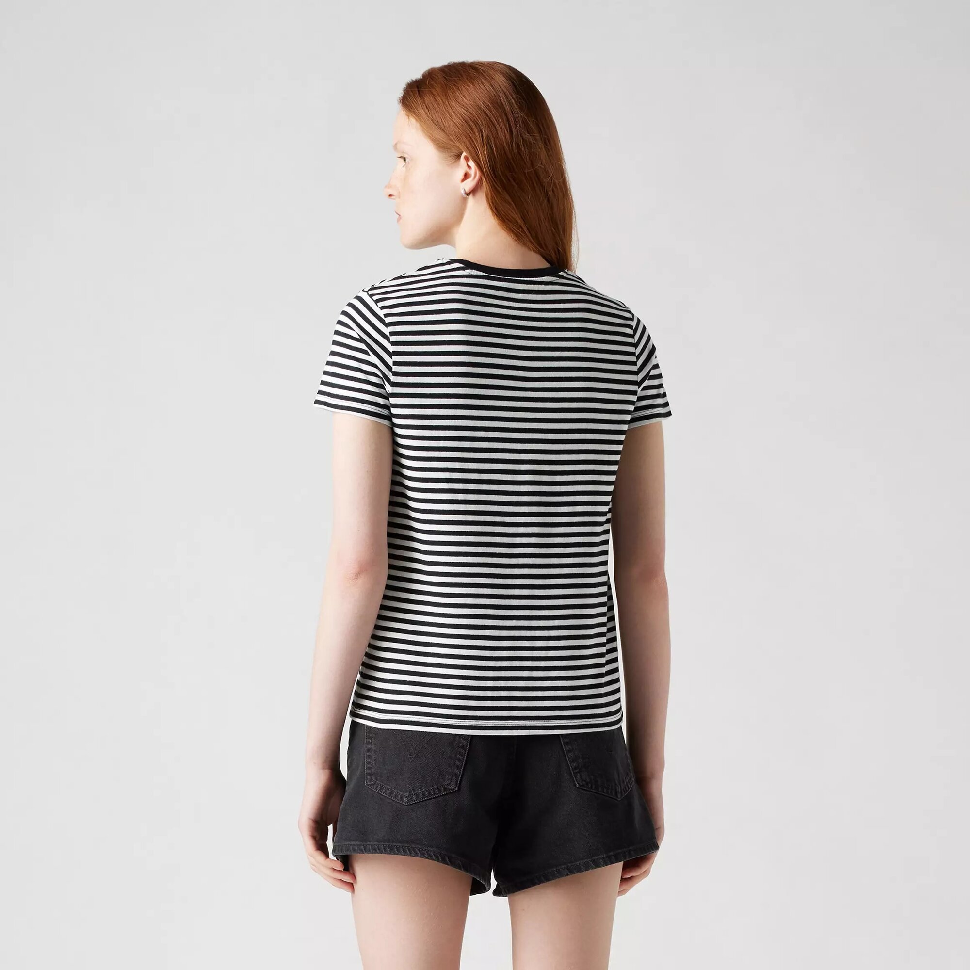 Футболка Levi's The Perfect, размер xs, черный/белый — фото 1