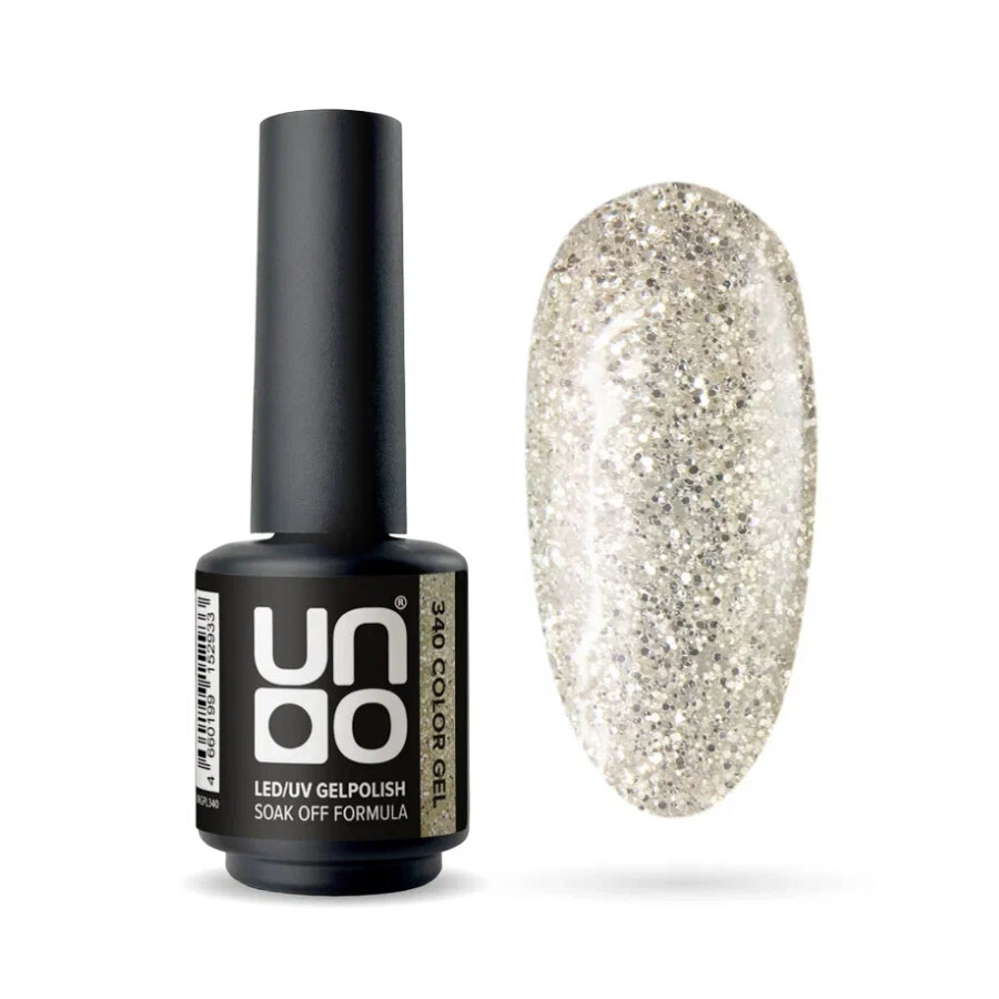 UNO, Гель-лак №340 Алмазное сияние - Diamond Shine, 8 мл