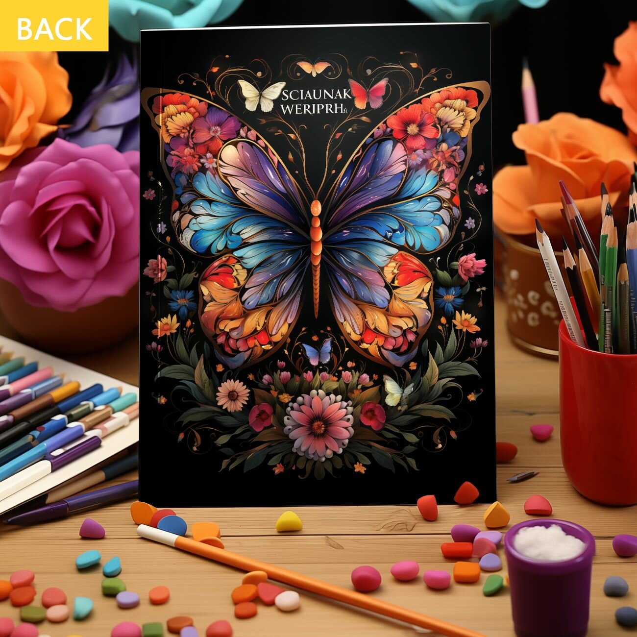 Книжка-раскраска Животное, Альбом для рисования Животное, высокое качество Книга каракулей30 см*21 см, подходит для раскрашивания как взрослыми, так и детьми