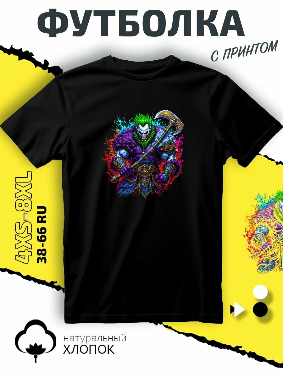 Футболка Джокер комиксы злодей