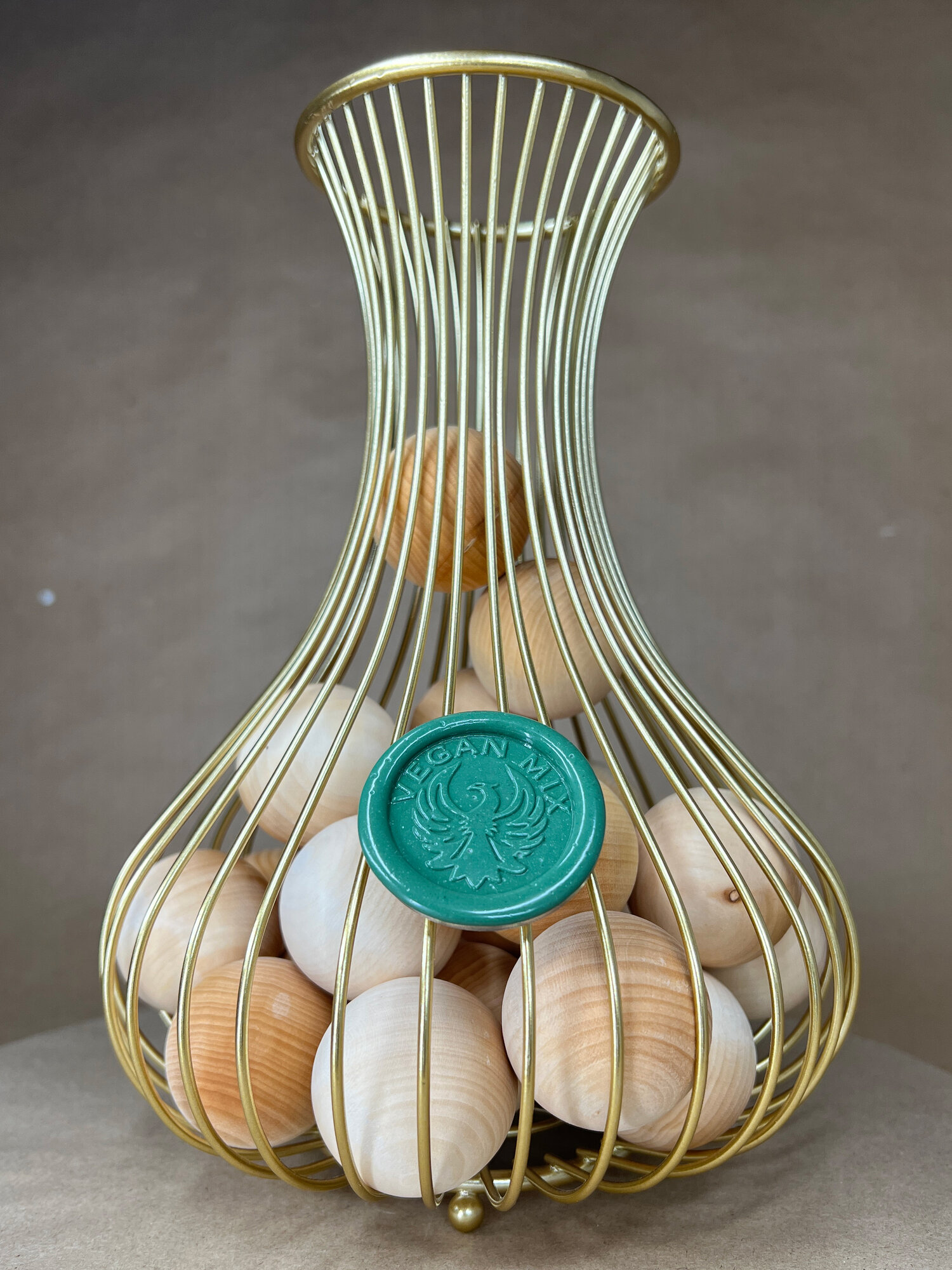 Интерьерная арома композиция Vegan Mix aroma №1 с ароматом апельсина и ванили 375 мл (275 пропитка шаров + 100 мл)