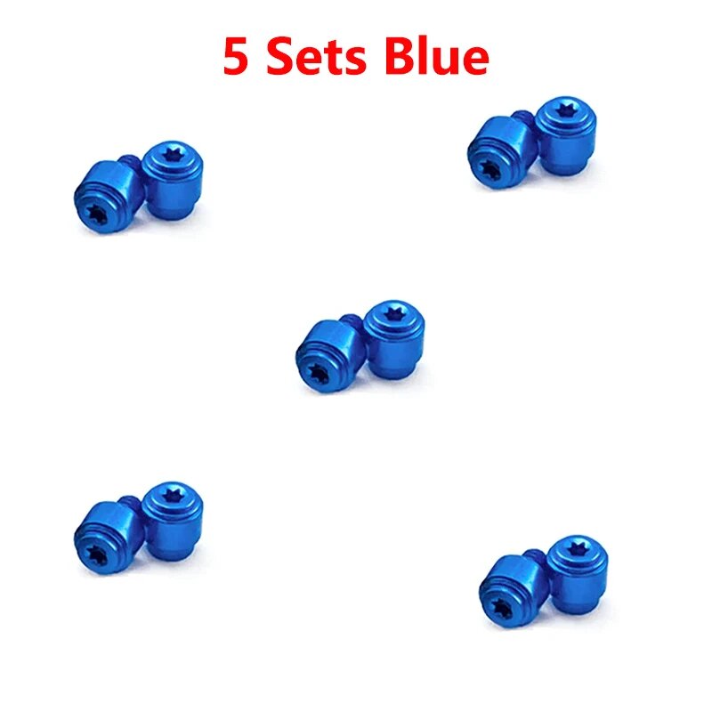 Комплект из 5 шт, ножевые винты для Benchmade Bugout 535, алюминий, Синий, 5 Sets Blue