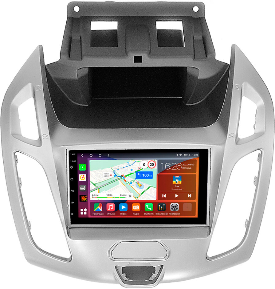 Штатная магнитола Ford Tourneo Connect 2, Transit Connect 2 2012-2018 Canbox EVO 5821-RP-11-618-485 Android 14 (4G-SIM, 6/128, DSP, QLed, AI, 360)