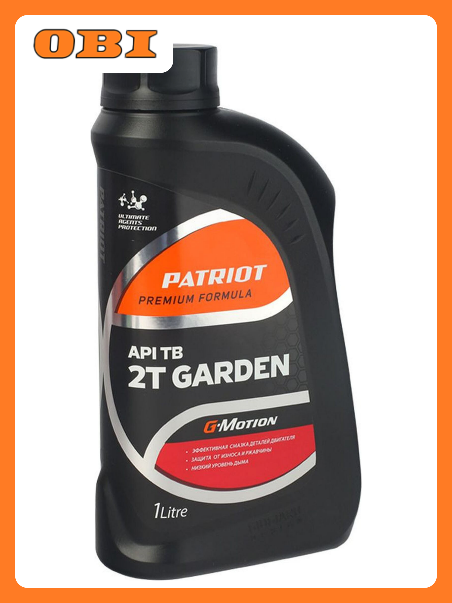 Моторное масло PATRIOT G-Motion 2T GARDEN минеральное 1 л