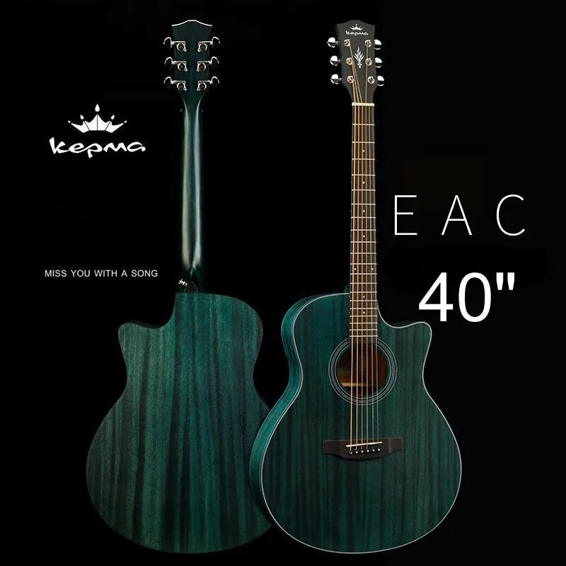 Kepma Акустическая гитара EAC/EDC 6-струнная, корпус Ель 4/4