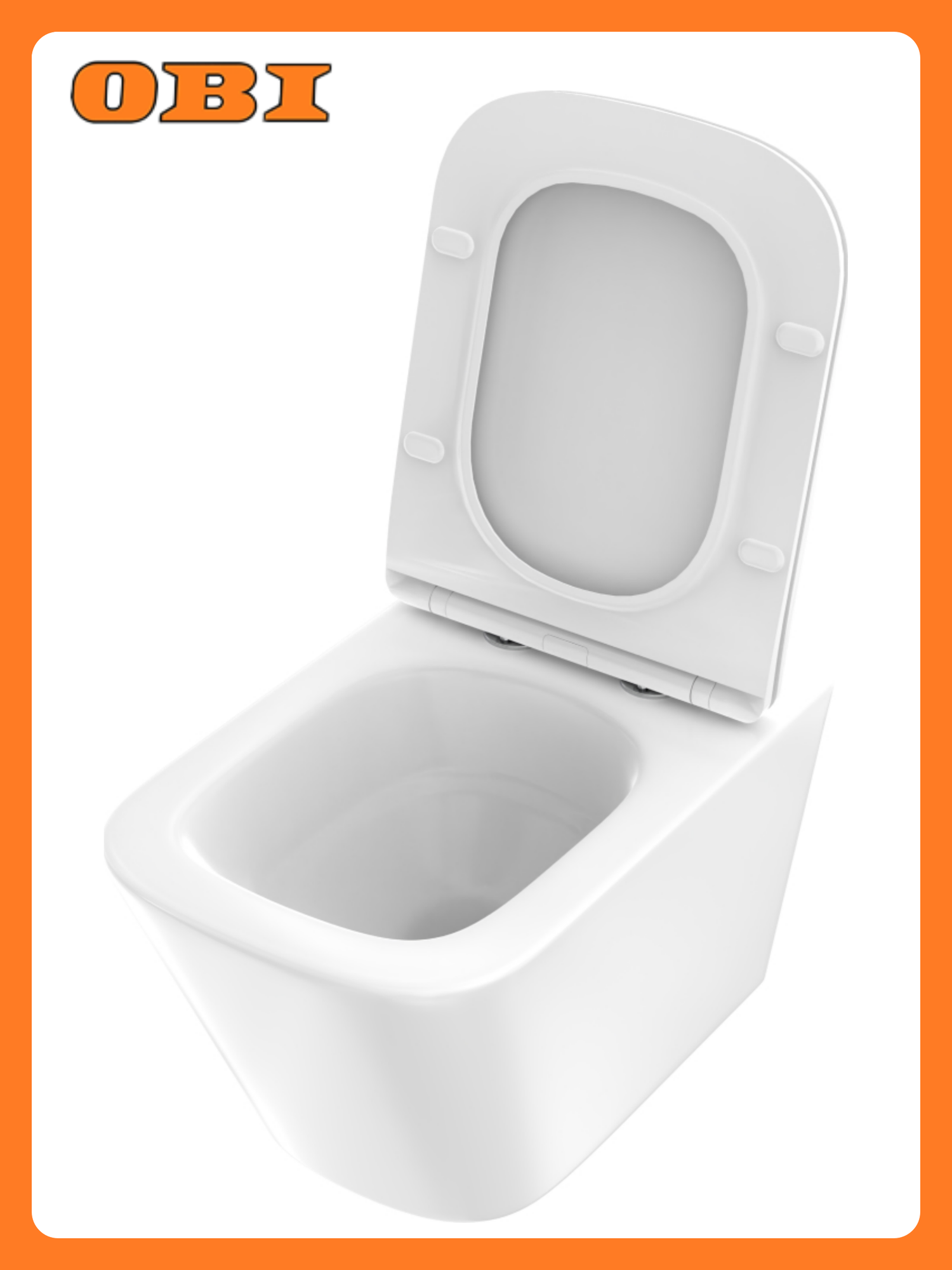 Унитаз подвесной Торнадо безободковый с микролифтом TATSUMAKI SQUARE 4.0, TOKITO