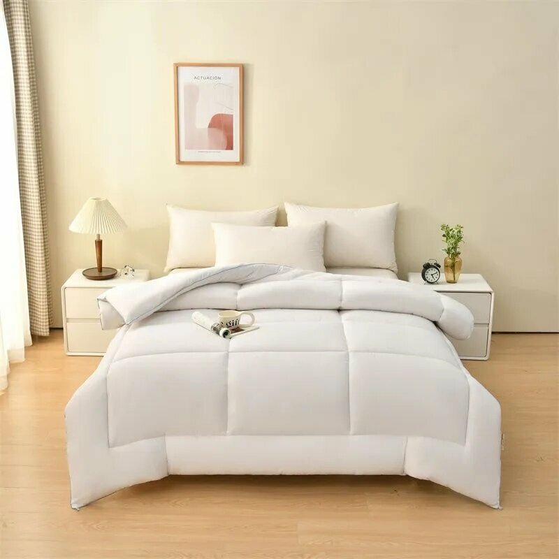 Одеяло Полуторный 150x200 см, Всесезонное, с наполнителем Холлофайбер, комплект из 1 шт