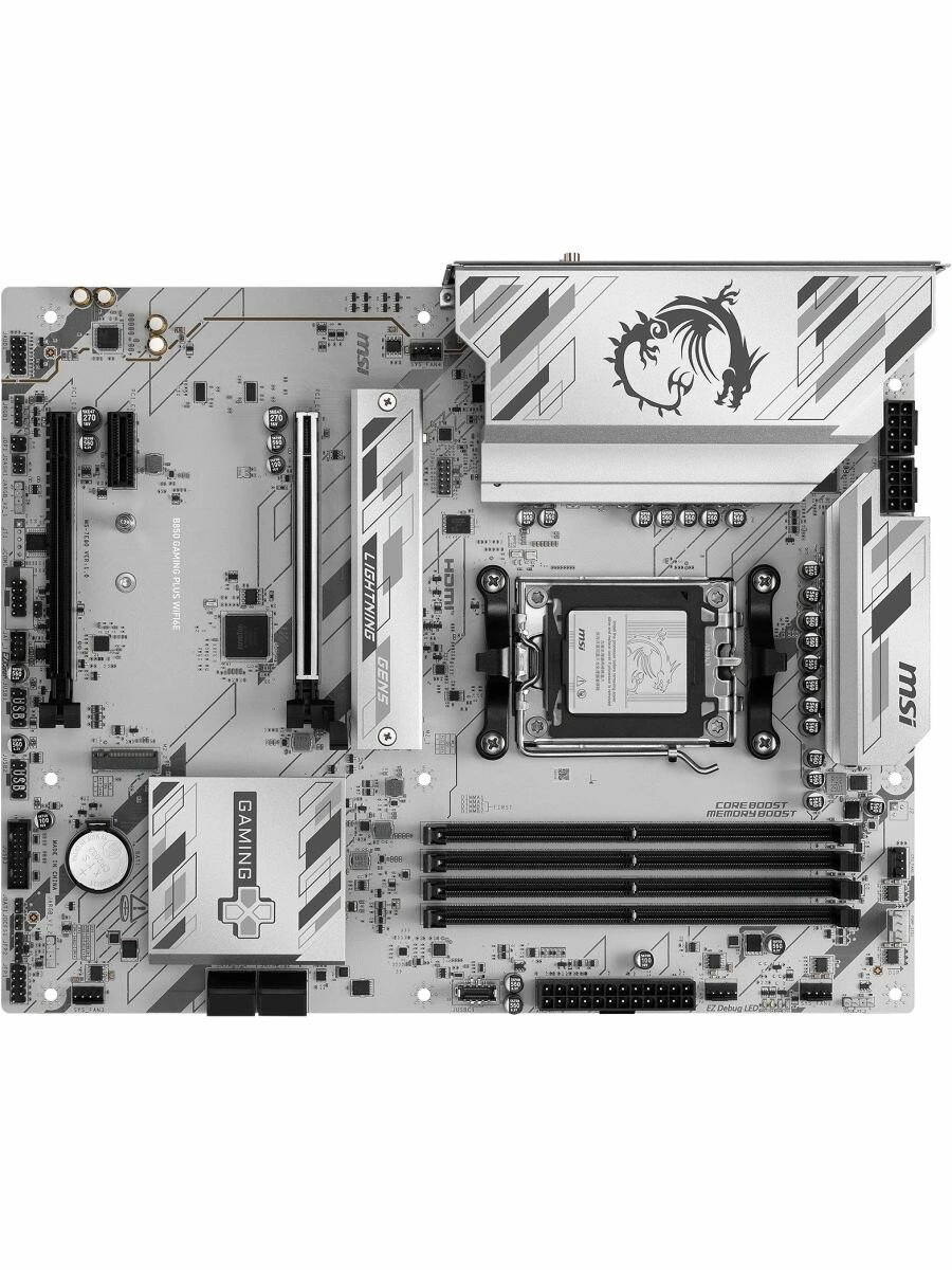 Материнская плата MSI B850 GAMING PLUS WIFI6E Socket AM5 AMD B850 4xDDR5 ATX AC 97 8ch(7.1) 2.5Gg RAID+HDMI+DP