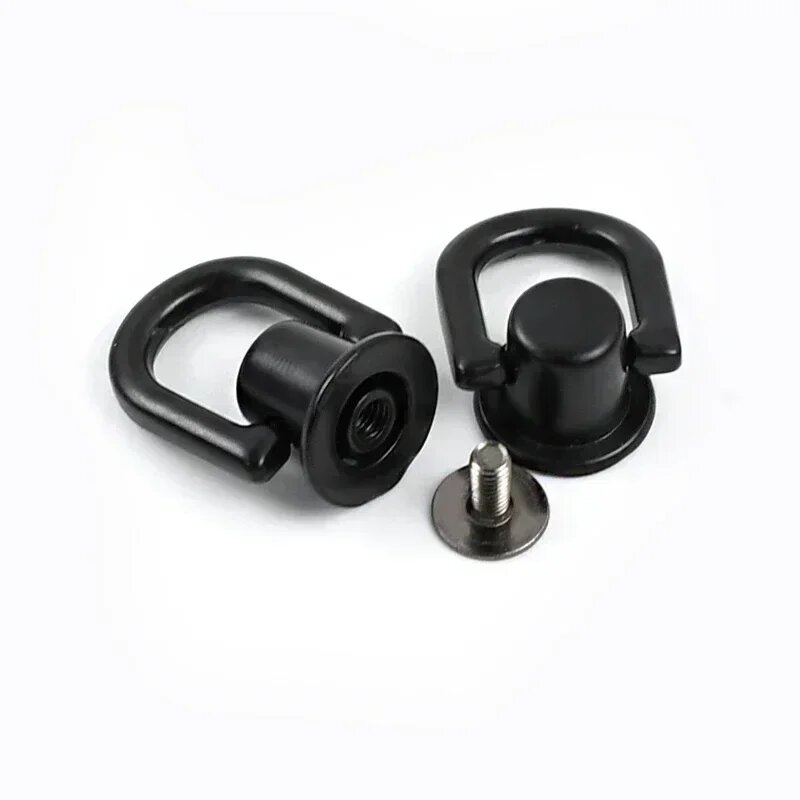 5-20 шт. 10 мм металлический боковой зажим для сумки, пряжка, заклепка, винт, цепочка для сумки, соединительная лямка, ремешок D-образное кольцо, гвозди, крючок, фурнитура, аксессуары