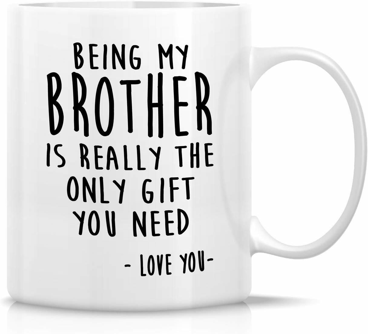 HAQI Весёлая керамическая кружка «Сестра, но не по крови» 325 мл - Подарок на день рождения подруге, сестре, лучшей подруге, коллеге