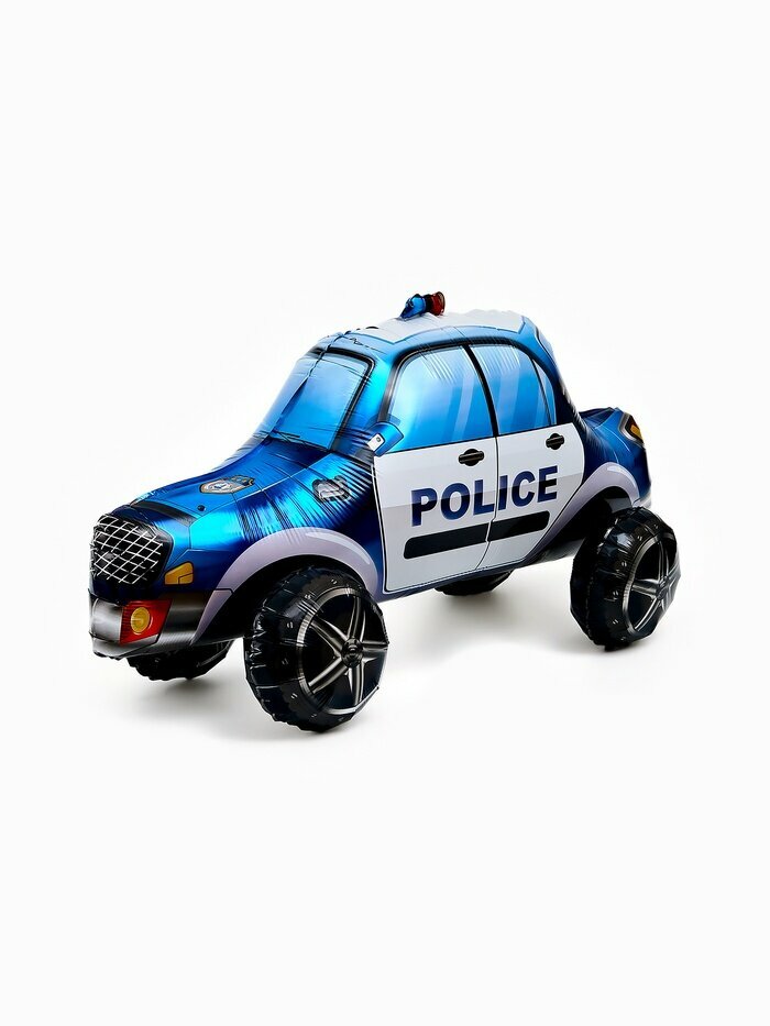 Воздушный шар фольгированный 3D 35" «Полицейская машина», под воздух