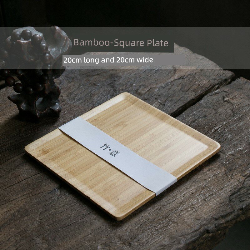 Повседневный поднос для чая из цельного дерева, маленький чайный столик из черного дерева, бытовой поднос для сухих