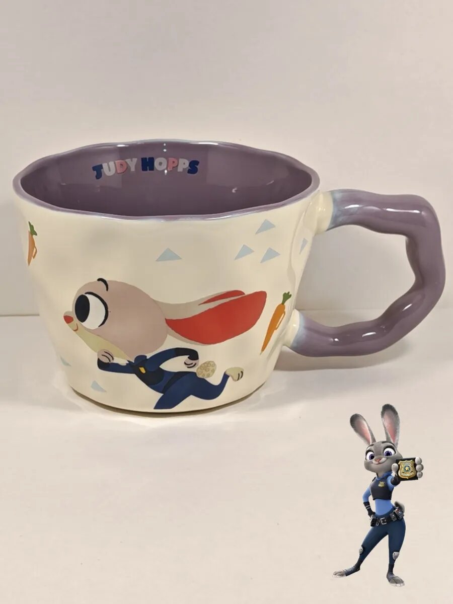 Волнистая Кружка Джуди Хопс Зверополис 480мл