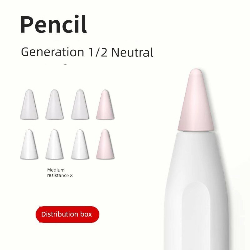 Защитный чехол для наконечника Apple Pencil, подходит для первого и второго поколения, для iPad 12, емкостного стилуса.